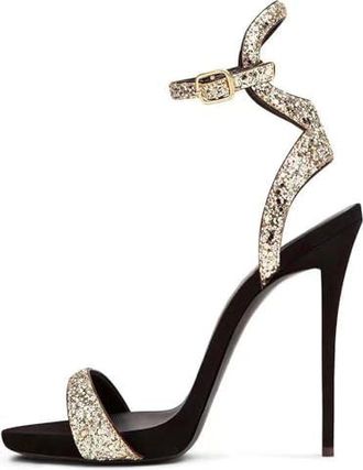 Generic Qynthra Sandales Stiletto Fines Femme Lani&egrave;re de Cheville Bout Ajour&eacute; Talons de Robe Pumps Romains &agrave; Une Bande Sandales D&eacute;fil&eacute; pour Tenues de Soir&eacute;e P