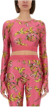 Versace Jeans Couture Crop Top - - Tops - Damen - Mehrfarbig - 2XS