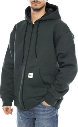 CAT Cat, Homme, Sweatshirts et sweats &agrave; capuche, Vert, Taille: L Blueprint Sweat &agrave; capuche