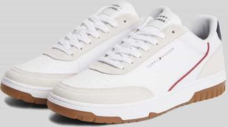 Tommy Hilfiger Sneaker aus echtem Leder mit Logo-Schriftzug