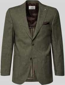 Carl Gross Sakko aus Viskose mit Einstecktuch Modell Tebbo