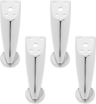 SOLUSTRE 4 Stück Metall Möbelfüße 9cm Robuste Schrankbeine und Sofabeine Rostfreie Tischbeine aus Metall für Schreibtisch Couchtisch und Kommode