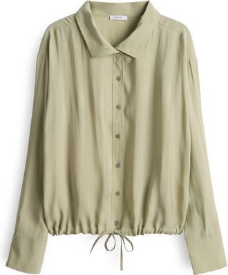 OPUS Langarmbluse FAYRA aus weichem Modal Mix lockere Passform, glatter Griff, dezenter Schimmer