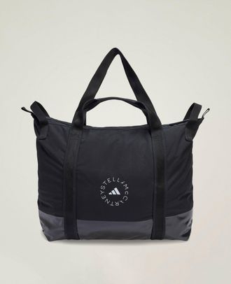 Stella McCartney Logo Tote Bag, Woman, Black