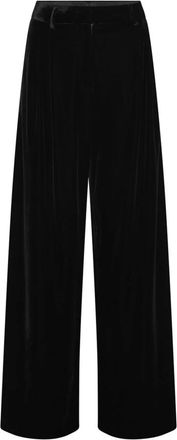 Bruuns Bazaar VelvetBBVala Pants - Femme - Pantalons - Noir - Taille: 42 FR