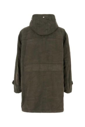 Fendi Cotton Parka Coat - Green