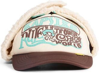 KAPITAL Trucker/Aviator Hybrid Hat