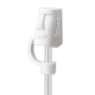 Generico Silikon-Strohhalmspitzen, Silikon-Strohhalmdeckel, Strohhalmspitzen, Dekoration f&uuml;r Partygeschenke, sch&ouml;ne Spitzen f&uuml;r Statuen-Strohhalme | PA-Dekorat