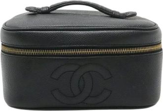 Chanel Sac Vanity Coco Mark Pre-owned - Femme - Pre-owned - Noir - Taille: ONE Size