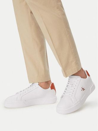 Calvin Klein Sneakers Chunky Cupsole Laceup Lth YM0YM01344 Wei&szlig;
