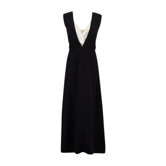 Colville Wendbares Blumenkleid mit V-Ausschnitt - - Dresses - Damen - Schwarzk - XS