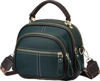 Generic Multifunktionale Umh&auml;ngetasche aus Leder, einfache Umh&auml;ngetasche aus Leder, modische Umh&auml;ngetasche f&uuml;r M&auml;dchen, Hobo Handtaschen f&uuml;r Damen, mit verste