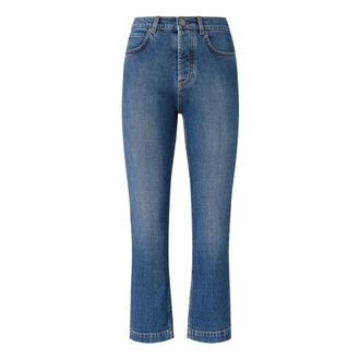 Pinko Pinko, Femme, Jeans, Bleu, Taille: W26 Cropped Jeans
