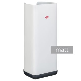 WESCO Papierrollenhalter Loft aus pulverbeschichtetem Stahlblech Metall und Kunststoff in der Farbe Weiß Matt, Maße: 13,5cm x 13cm x 32cm, 322 106-74, 13,5 