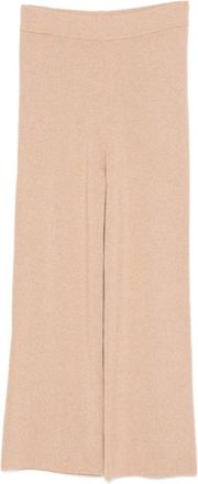 iBlues Femme, Pantalons, Brun, Taille: 38 FR Wide Pantalons
