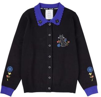 Loungefly Coraline Cat Dragonfly Collared Cardigan, Multicolore, S Mixte