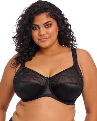 Elomi Cate UW Full Cup Banded Bra in Latte Or Black (4030), 110G