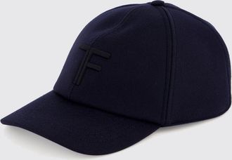 Tom Ford Casquette de baseball en cachemire avec monogramme brod&eacute;