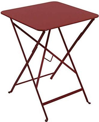 Fermob rechteckiger Stehtisch in der Farbe Chili-Rot, aus der Kollektion Bistro mit den Ma&szlig;en 57 x 57 cm, 604243