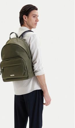 Calvin Klein Umh&auml;ngetasche Sleek Round Backpack LV04D3143G Gr&uuml;n