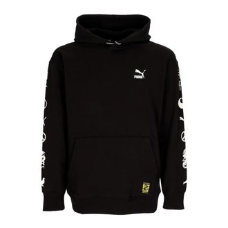 Puma Leichter Grafik Hoodie X Staple - - Sport - Herren - Schwarzk - S