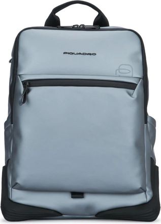 Piquadro unisex, Sacs, Bleu, Taille: ONE Size Sac &agrave; dos pour ordinateur portable en tissu 15,6 2 compartiments