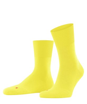 Falke Unisex Socken Run U So Baumwolle Funktionsmaterial einfarbig 1 Paar, Gelb Sun 1383, 44-45
