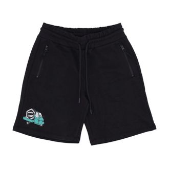 Dolly Noire Homme, Shorts, Noir, Taille: XL Short Pantalon de Sport Noir Taille &Eacute;lastique