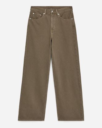 Arket CORAL Wide Jeans -Gr&uuml;n
