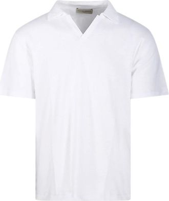 Officine Générale Homme, Tops, Blanc, Taille: M Polo Simon