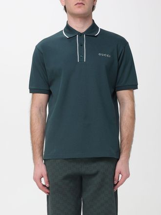 Gucci Polo GUCCI Homme couleur Bleu P&eacute;trole