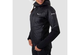 Salewa Hybridjacke Ortles Hybrid (warm, TirolWool, komprimierbar) schwarz Damen