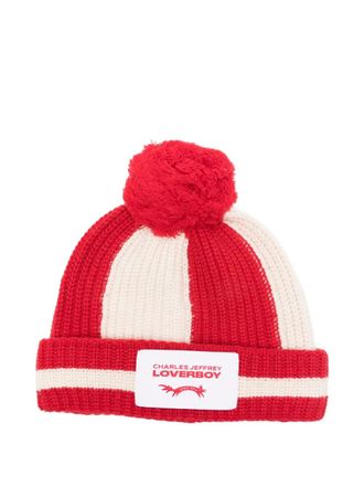 Charles Jeffrey Loverboy bonnet Pompom - Rouge