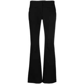 Courr&egrave;ges Schwarze Schlaghose aus Cr&ecirc;pe - - Trousers - Damen - Schwarzk - S