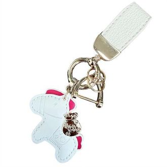 Generic Porte-cl&eacute;s en cuir pour sac &agrave; main, sac fourre-tout, blanc, taille unique