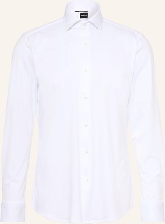 HUGO BOSS Hemd Hank Slim Fit weiss