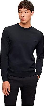 BOSS Hommes Botto-L Pull Regular en Laine Vierge avec Logo brodé