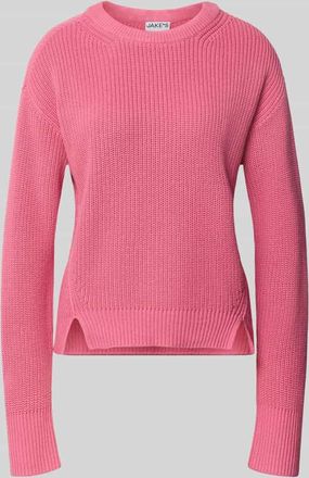 Jake*s Casual Slim Fit Pullover aus reiner Baumwolle