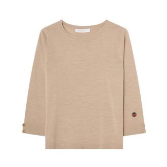 Busnel Femme, Pulls, Beige, Taille: 38 FR Helle Top