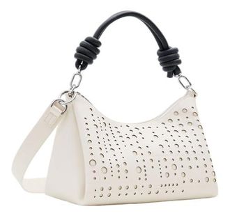 Desigual ACCESSOIRES SAC &Agrave; MAIN PU Femme, blanc, One size