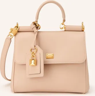 Dolce & Gabbana Handtasche My Sicily Plong&eacute; rosa