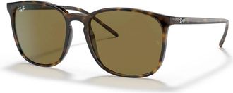 Ray-Ban unisex, Accessoires, Brun, Taille: 56 MM Rb4387 Lunettes de soleil