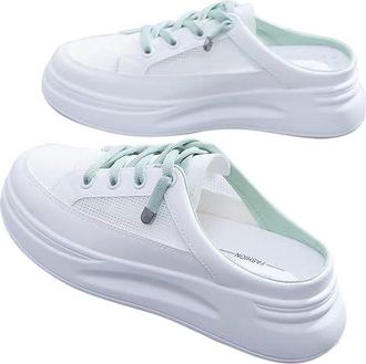 Generic Baskets noires &agrave; enfiler en maille pour femme - L&eacute;g&egrave;res et respirantes - Chaussures de marche confortables &agrave; coussin dair - Chaussures d&eacute;contract&eacute;es -