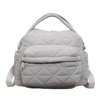 Generic Sac &agrave; bandouli&egrave;re &eacute;l&eacute;gant de couleur unie pour femme avec fermeture &eacute;clair et poign&eacute;e sup&eacute;rieure souple, gris, 270.00x220.00x100.00mm