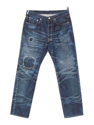Junya Watanabe Pantalons D&eacute;contract&eacute;s - Bleu