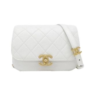 Chanel Pre-owned Schultertasche aus Caviar-Leder - - Pre-owned - Damen - Wei&szlig; - ONE SIZE