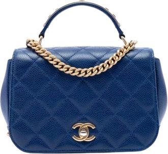 Chanel Pre-owned Carry Around Satchel - Femme - Pre-owned - Bleu - Taille: ONE Size