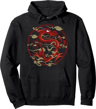 Disney Mulan Mushu Artistic Circle Portrait Pullover Hoodie