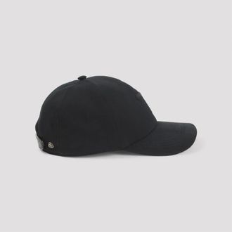 Tom Ford Caps & M&uuml;tzen - Structured Black Baseball Cap With Embossed Logo - Gr. M - in Schwarz - f&uuml;r Damen