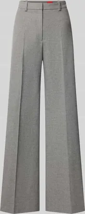 HUGO BOSS Wide Leg Hose mit Bundfalte